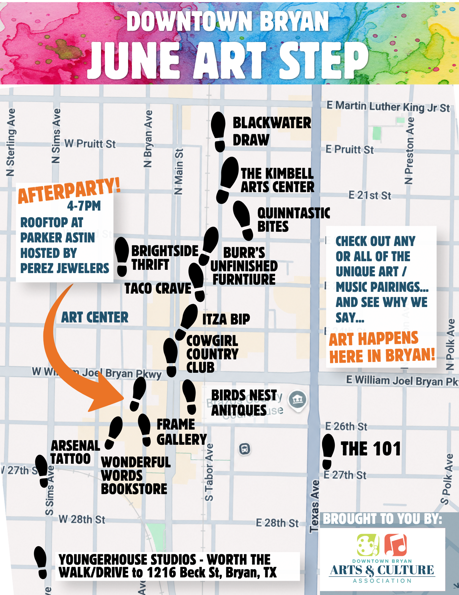 Art Step in Downtown Bryan | Destination Bryan